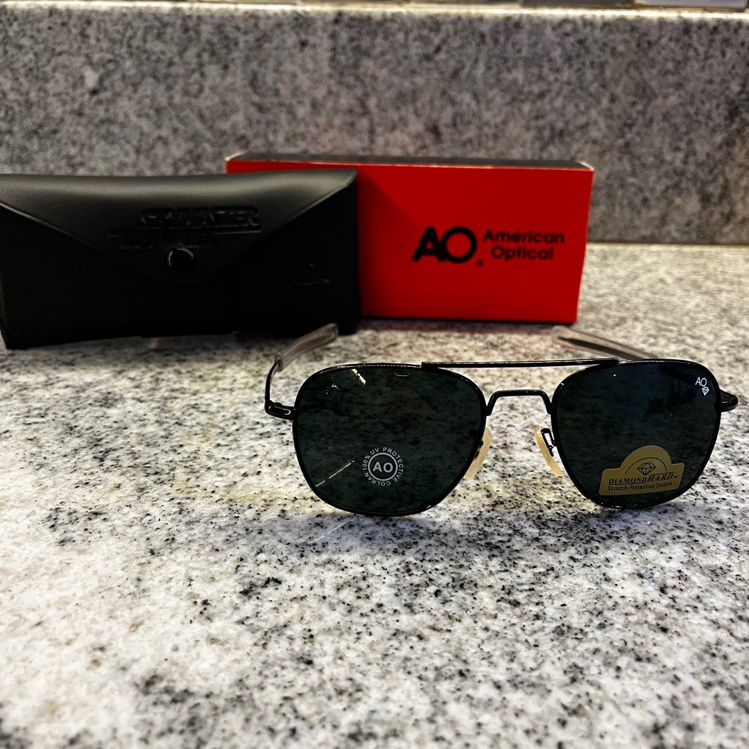 Sunglasses kacamata AO master aviator, Fesyen Pria, Aksesoris, Kacamata ...