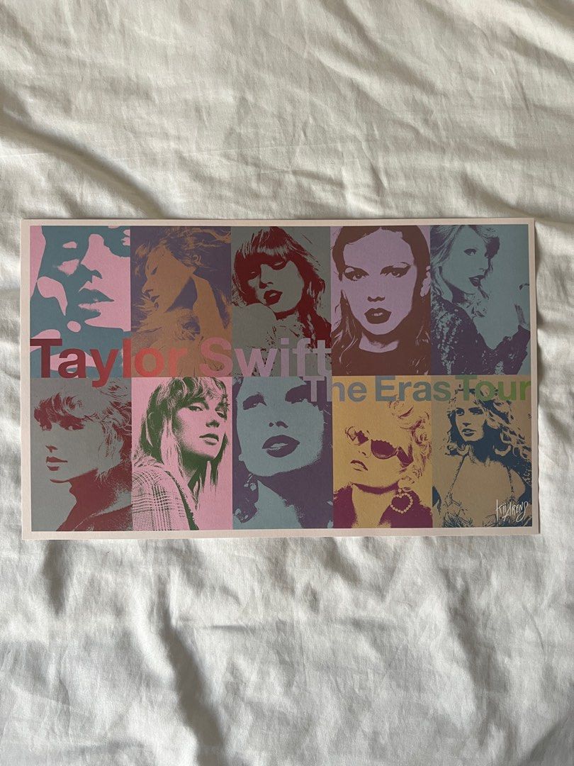 Taylor Swift VIP Merch - Poster, Postcards, and Pin, Hobbies & Toys ...