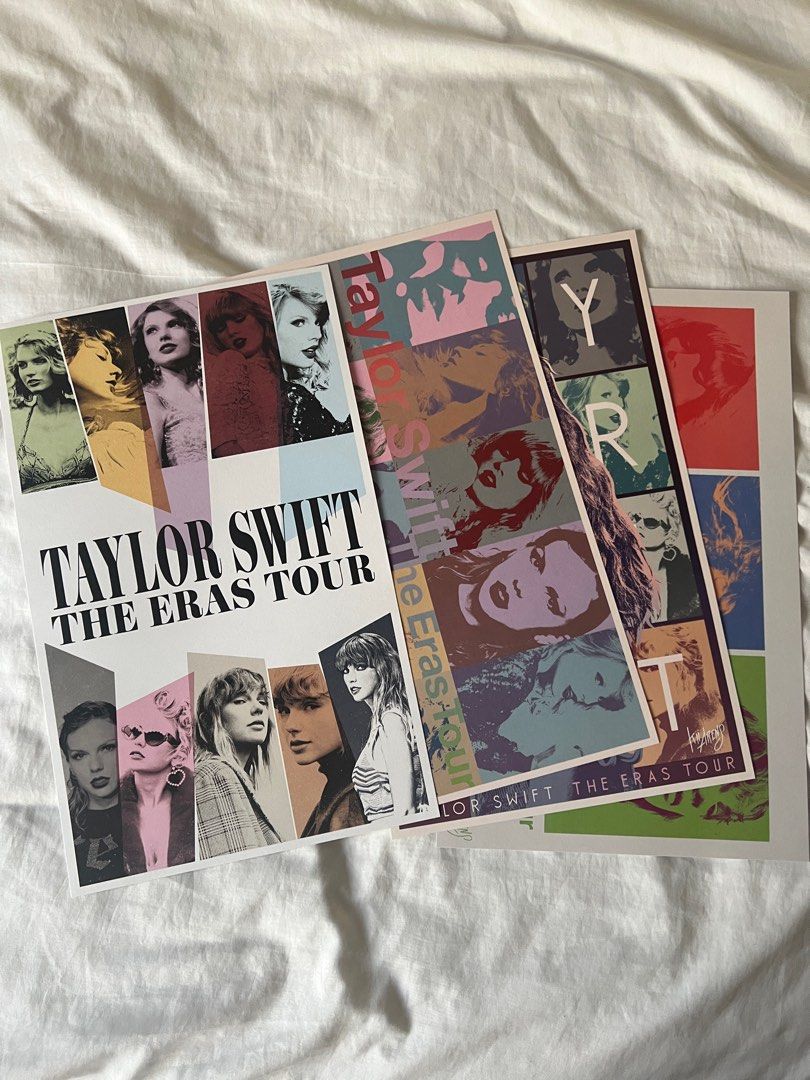 Taylor Swift VIP Merch - Poster, Postcards, and Pin, Hobbies & Toys ...