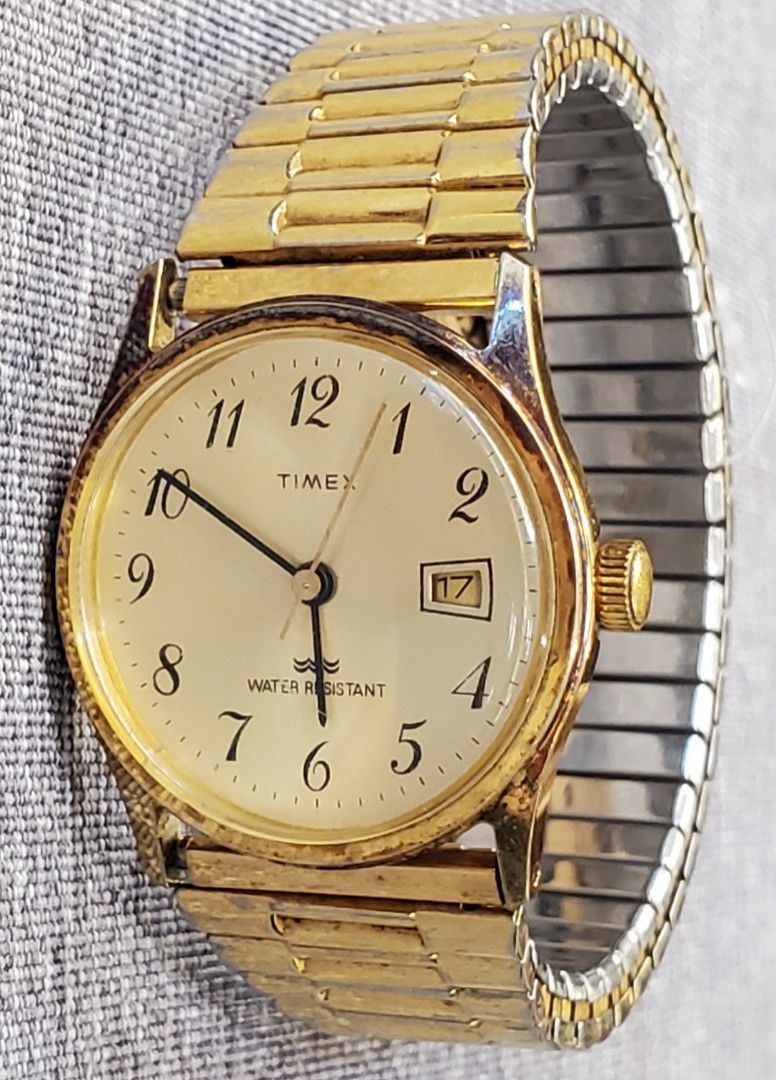 Timex Gold Watch, Women's Fashion, Watches & Accessories, Watches on ...
