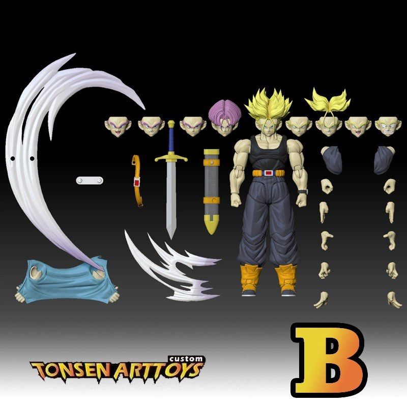 Tonsen Art Toys SHFiguarts SHF Dragonball Z Future Trunks Figure ...
