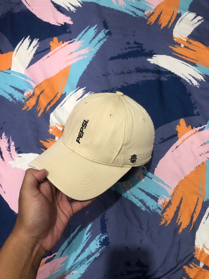 Topi simpel pepsi coksu, Fesyen Pria, Aksesoris, Topi di Carousell