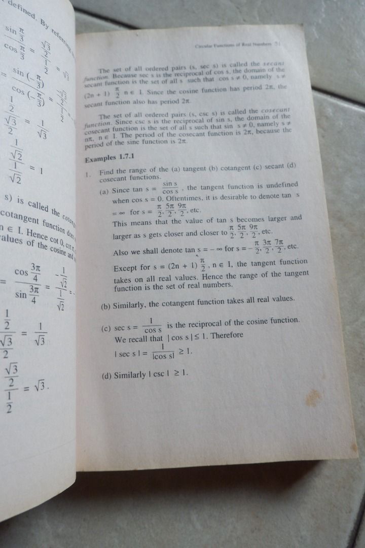 Trigonometry 2nd Edition - Reyes, Felix, Mapa, Tangco, Hobbies & Toys ...