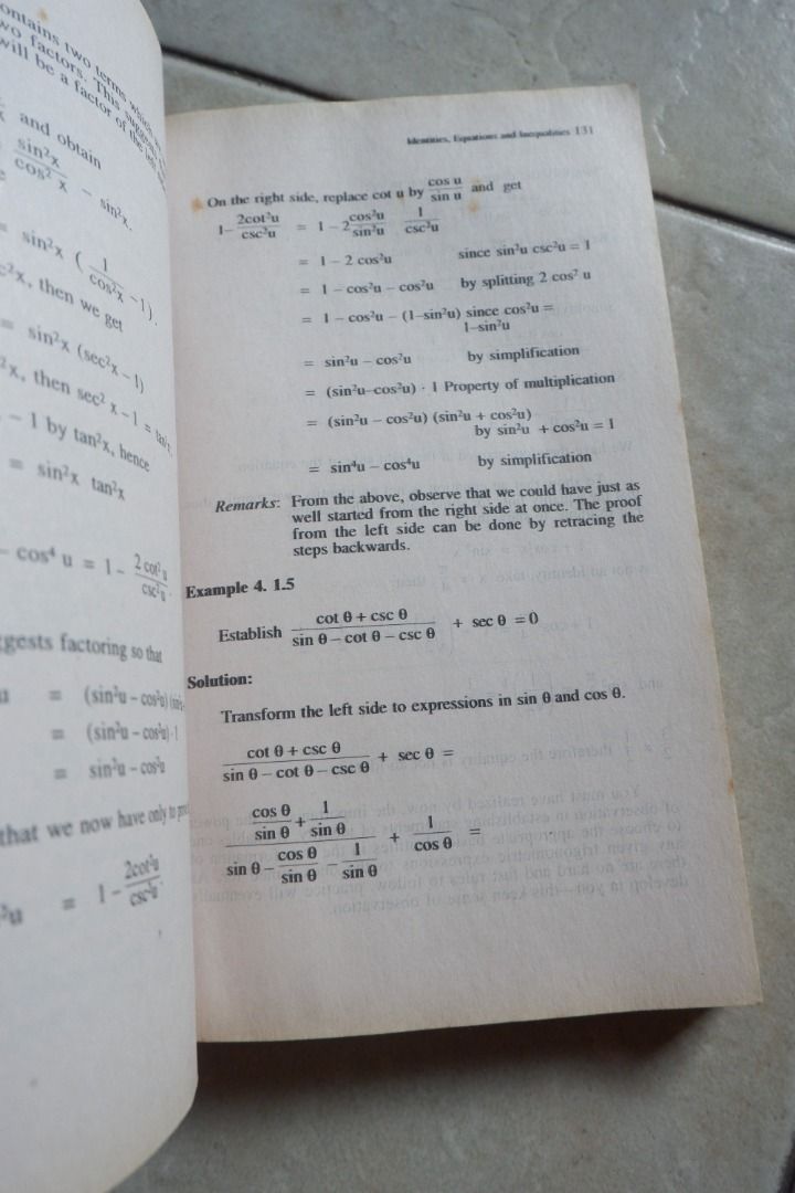 Trigonometry 2nd Edition - Reyes, Felix, Mapa, Tangco, Hobbies & Toys ...