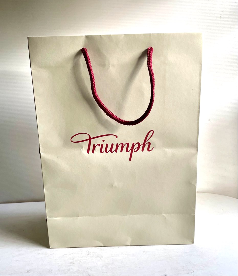 FWP Triumph Paper Bag Grey color , Women's Fashion, New Undergarments ...