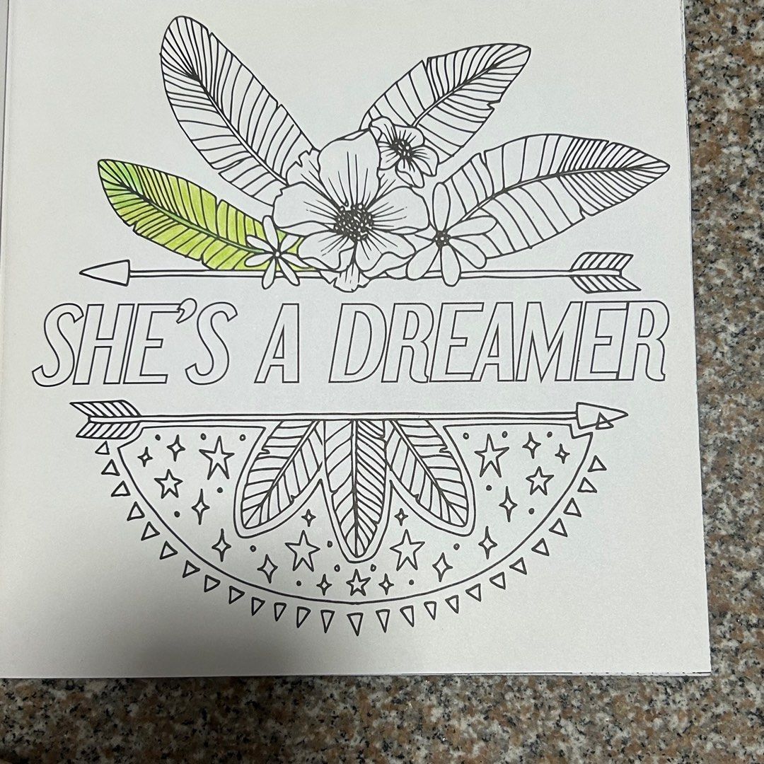 Typo Colouring Book, Hobbies & Toys, Stationery & Craft, Art & Prints ...