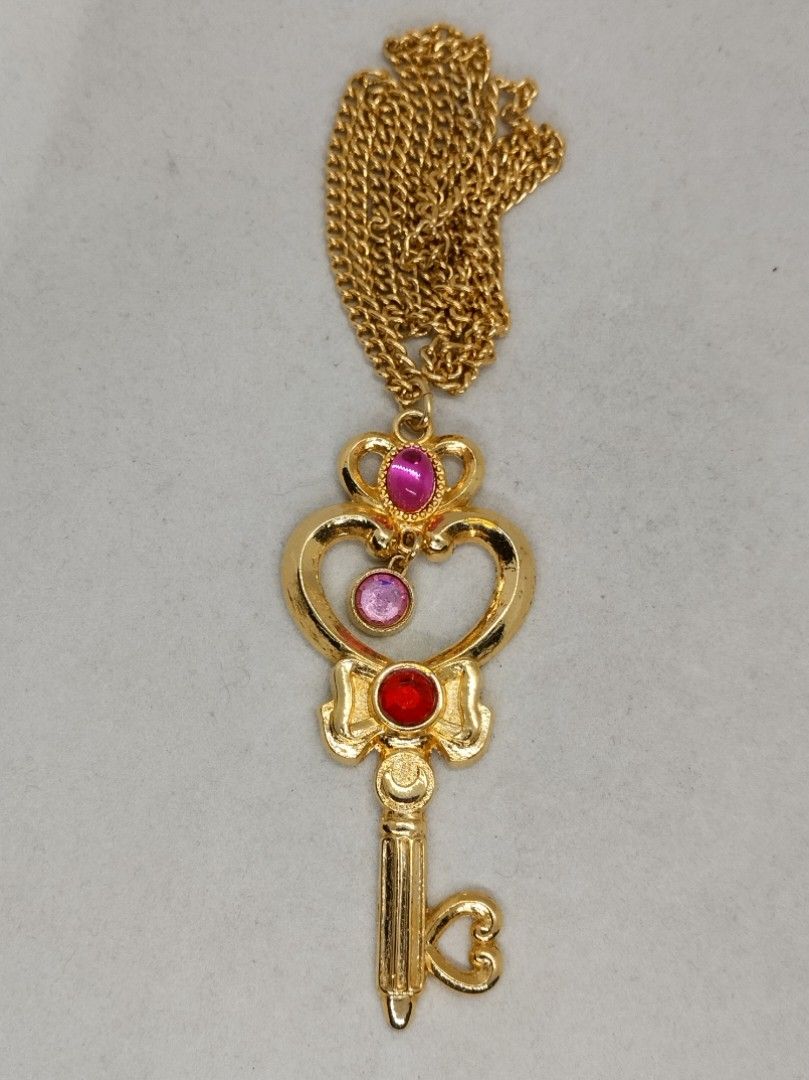 Vintage Sailor Moon Space Time Key Necklace, Hobbies & Toys, Toys ...