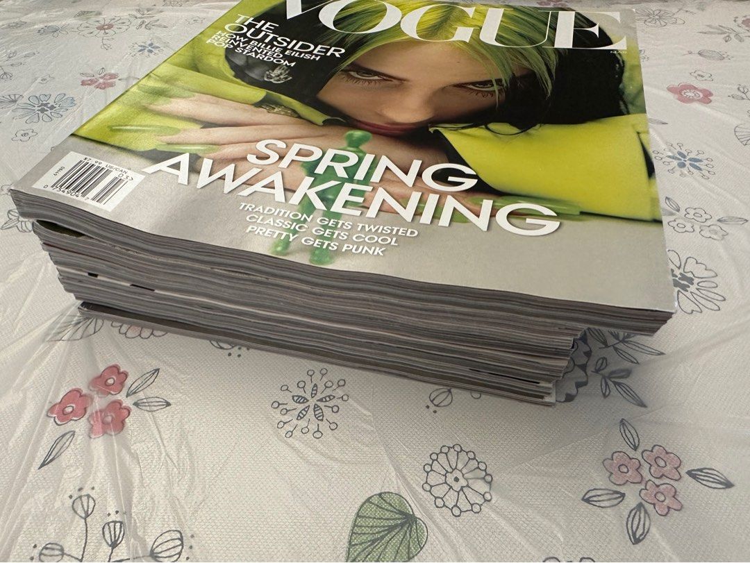 Vogue US 2020 (10 issues) Billie Eilish, Harry Styles, Florence Pugh ...