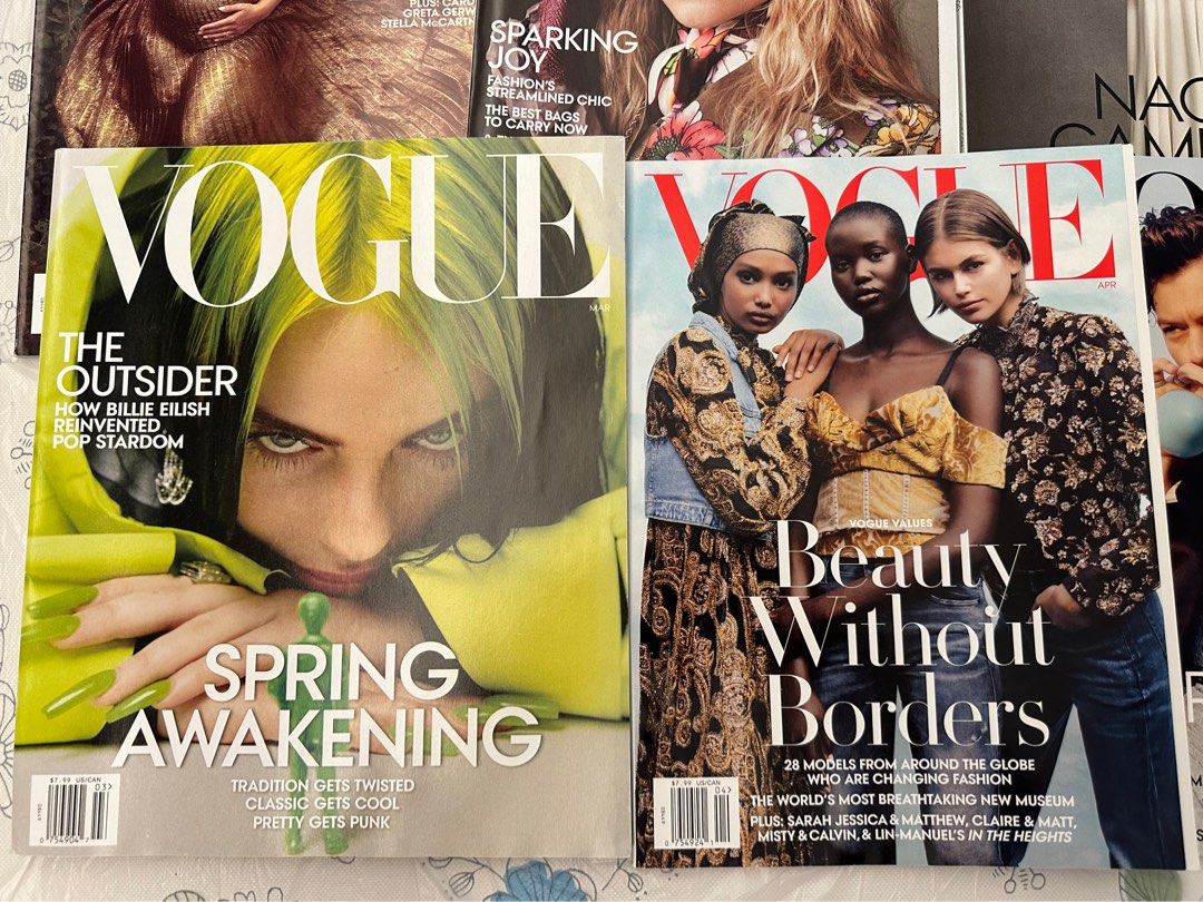 Vogue US 2020 (10 issues) Billie Eilish, Harry Styles, Florence Pugh ...