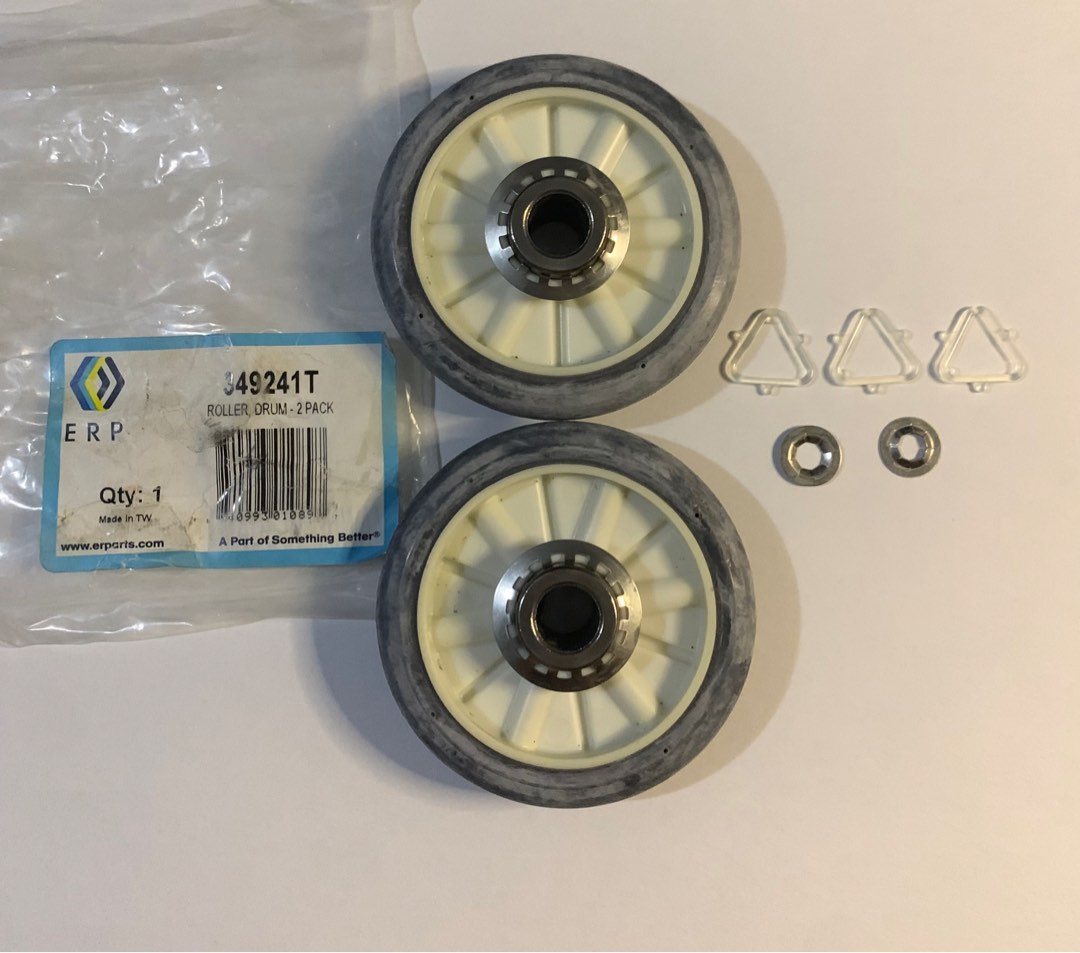 Whirlpool Dryer Drum Roller Kit Replacement, TV & Home Appliances ...