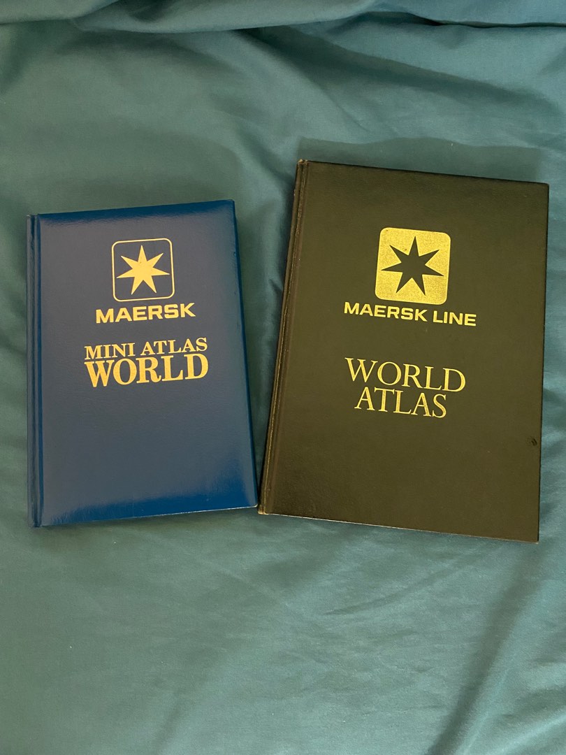 World map - Maersk Line, Hobbies & Toys, Books & Magazines, Travel ...