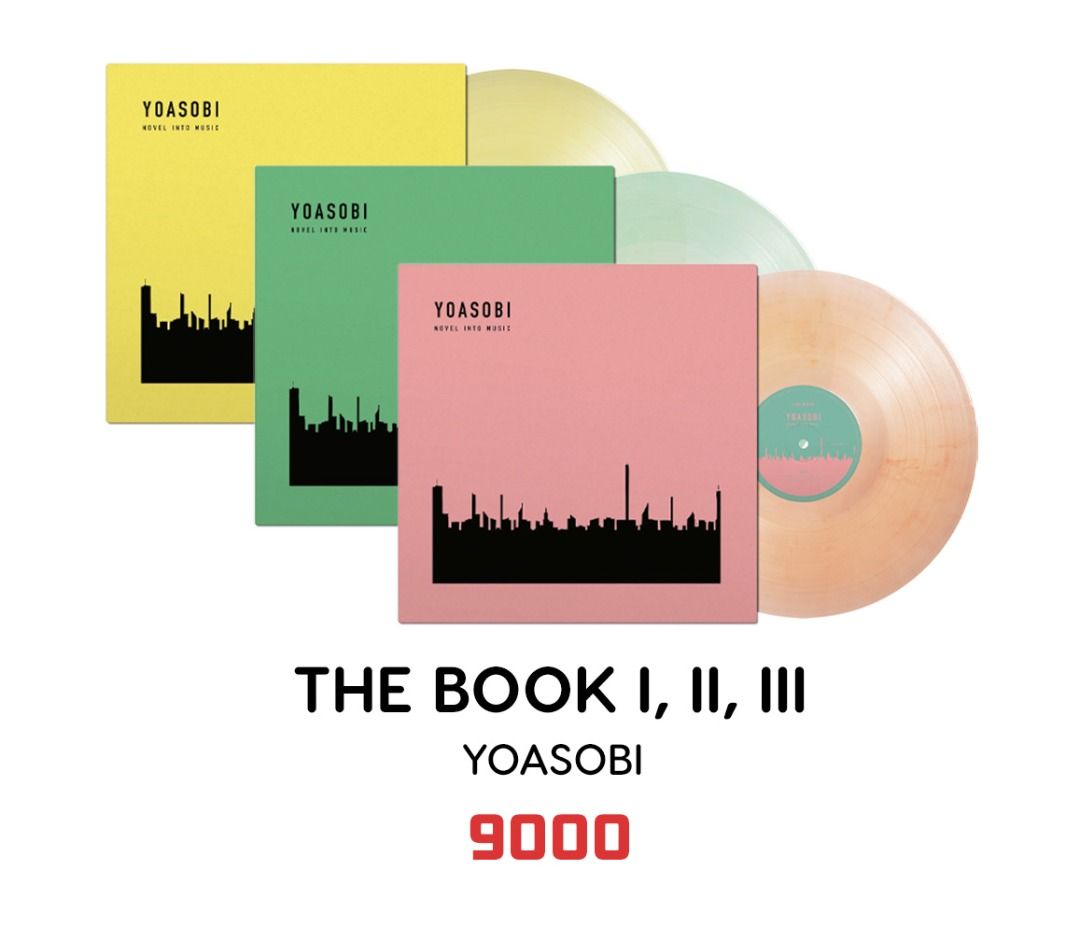 YOASOBI - THE BOOK Vinyl Record [Pre-Order], Hobbies & Toys, Music ...