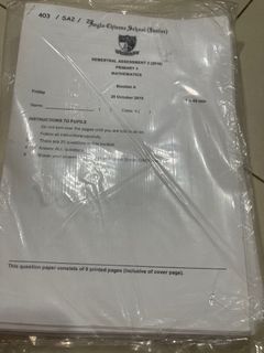 SMKC, Singapore Maths Kangaroo 20 years paper with answers, Hobbies ...