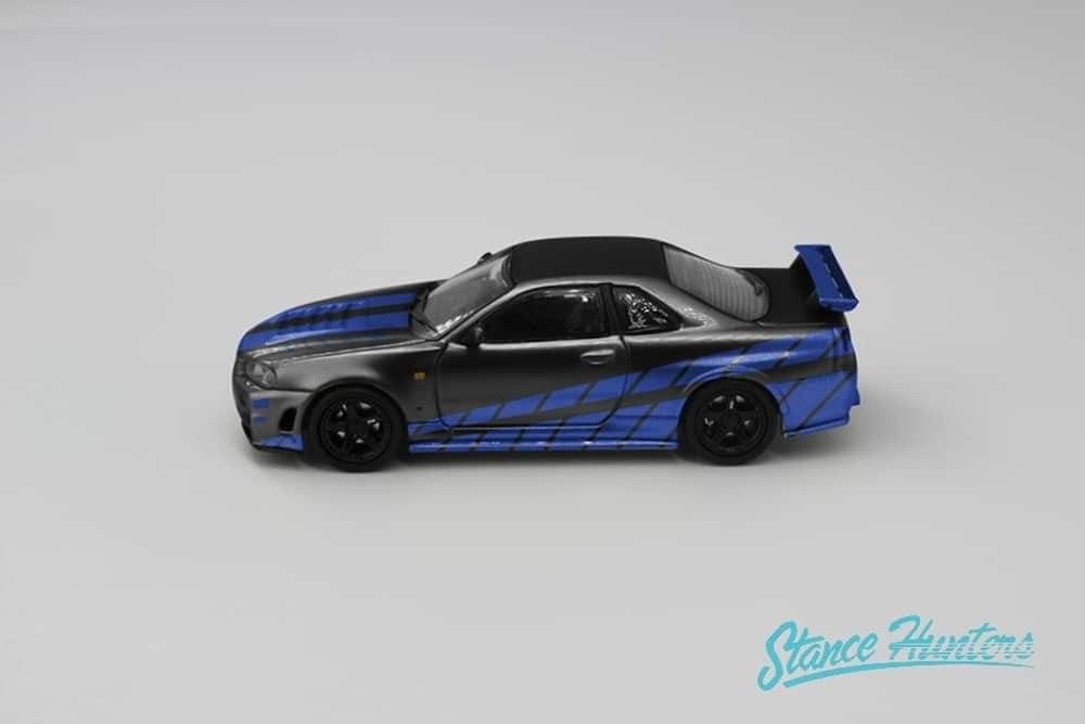 1/64 Nissan Skyline GT-R R34 Diecast Scale Model by Stance Hunters x ...