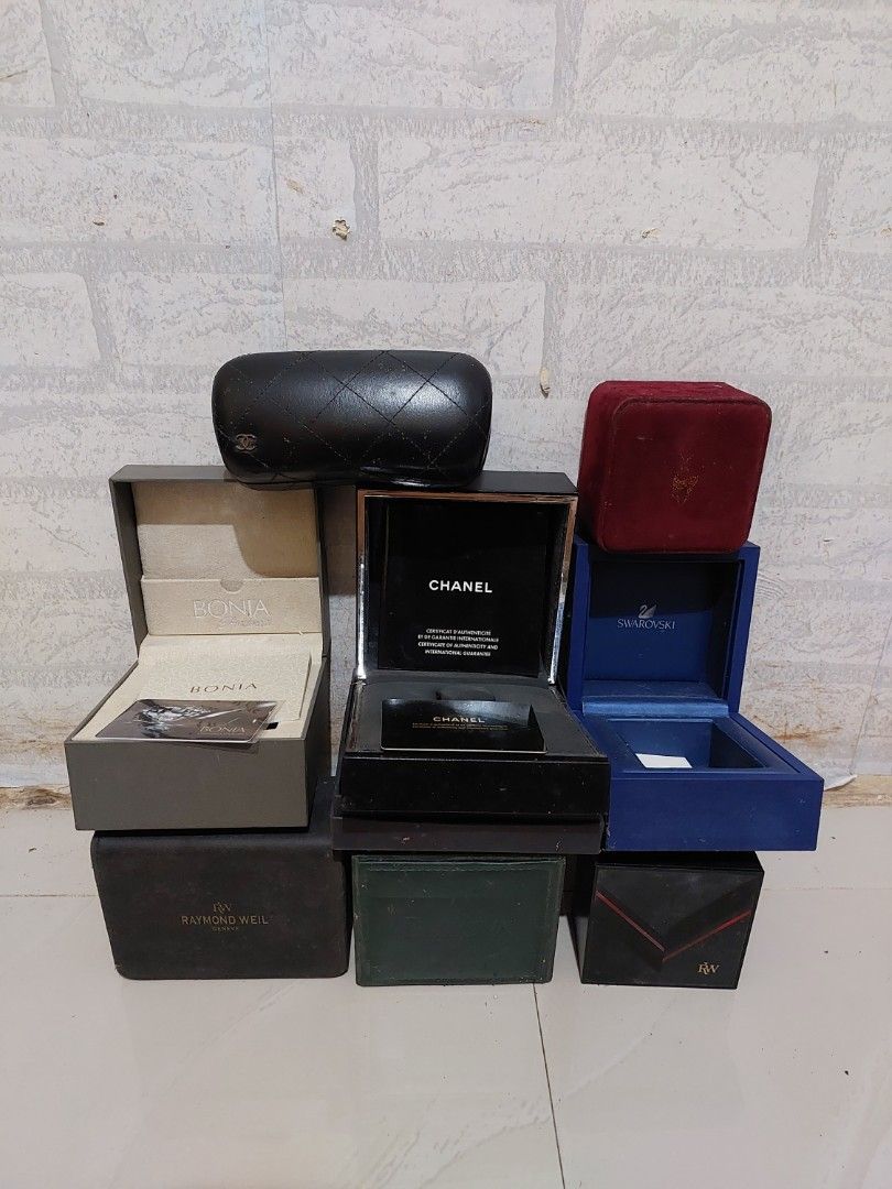 1pcs Box Jam Tangan Watch Box CHANEL BONIA SWAROVSKI Perhiasan FRANK&CO ...