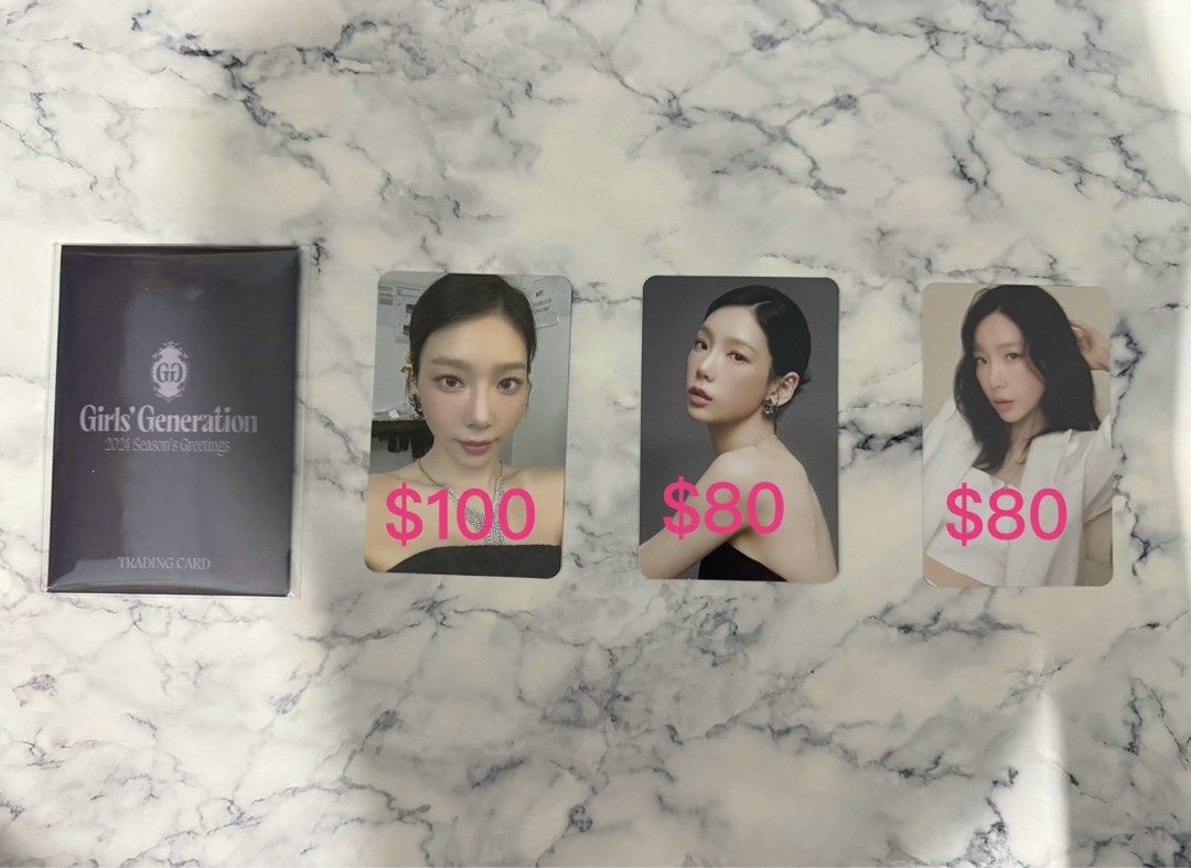 2024 Girls’ Generation SG trading card A version 小卡 泰妍 太妍 Taeyeon 允兒 ...