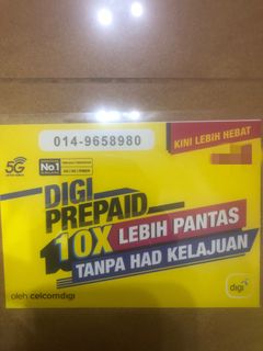 [Readystock] Malaysia Digi SIM Card 7 DAYS unlimited social & 5GB data ...