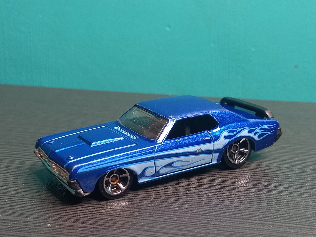 '69 Mercury Cougar Eliminator Blue 2008 Mattel Hot Wheels Diecast ...