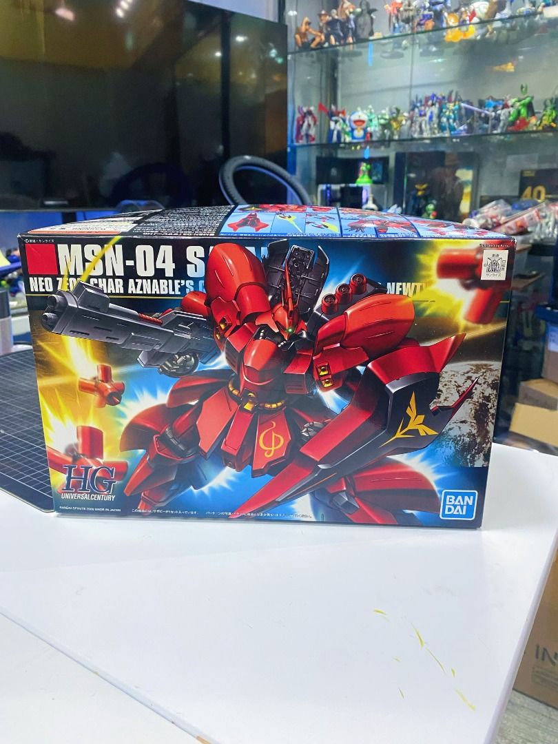 [全新] BANDAI 萬代 HG 088 1/144 HGUC MSN-04 Sazabi 沙煞比 鋼彈 Mobile Suit Gundam Char's Counterattack 高達 ...