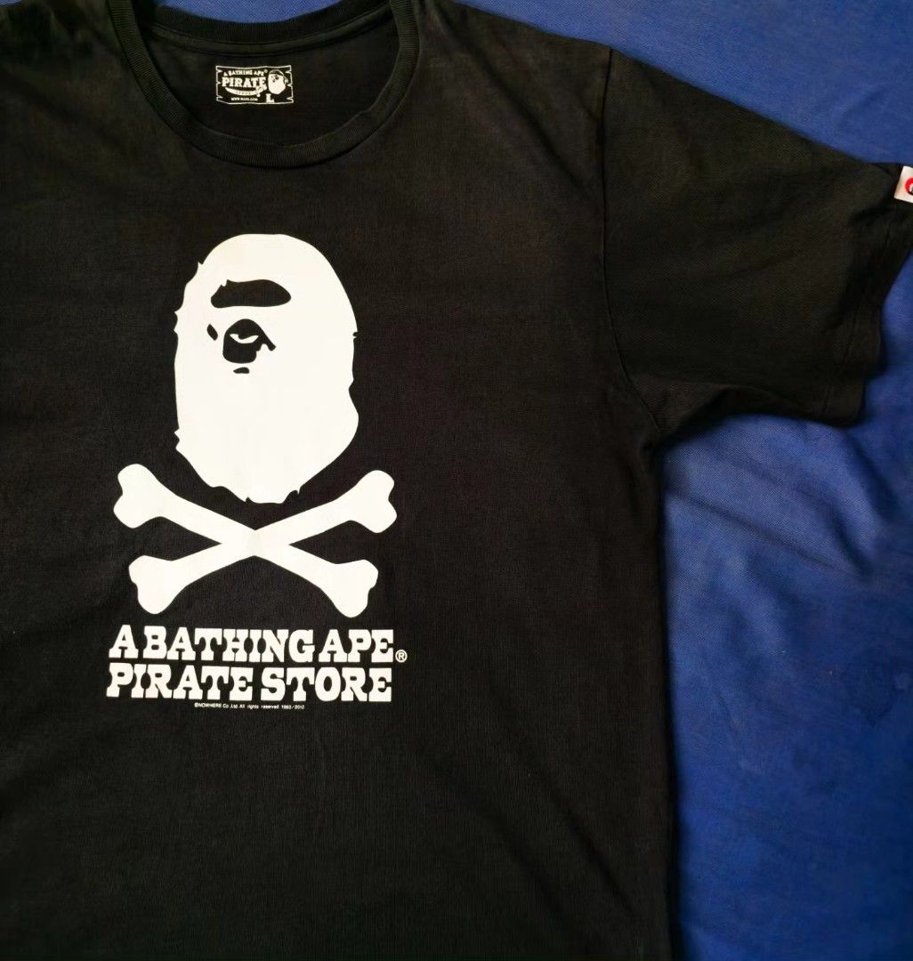 A Bathing Ape Pirate Store, Men's Fashion, Tops & Sets, Tshirts & Polo ...