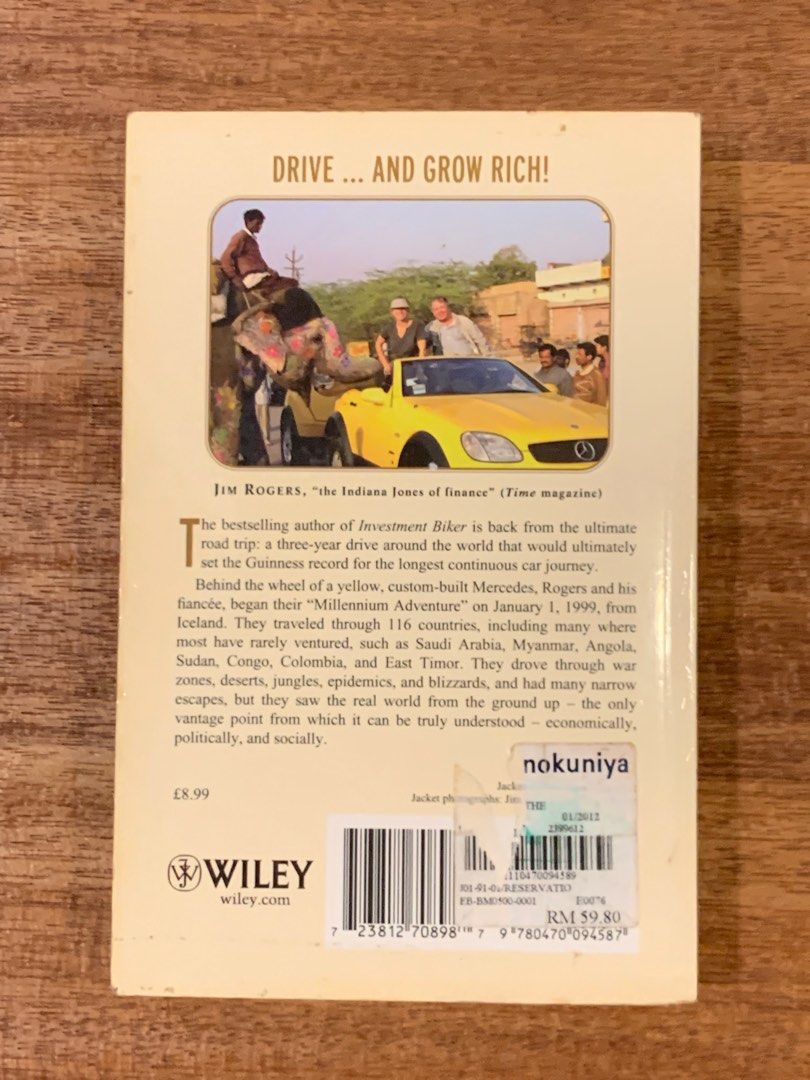 ADVENTURE CAPITALIST ; THE ULTIMATE ROAD TRIP book by Jim Rogers ...