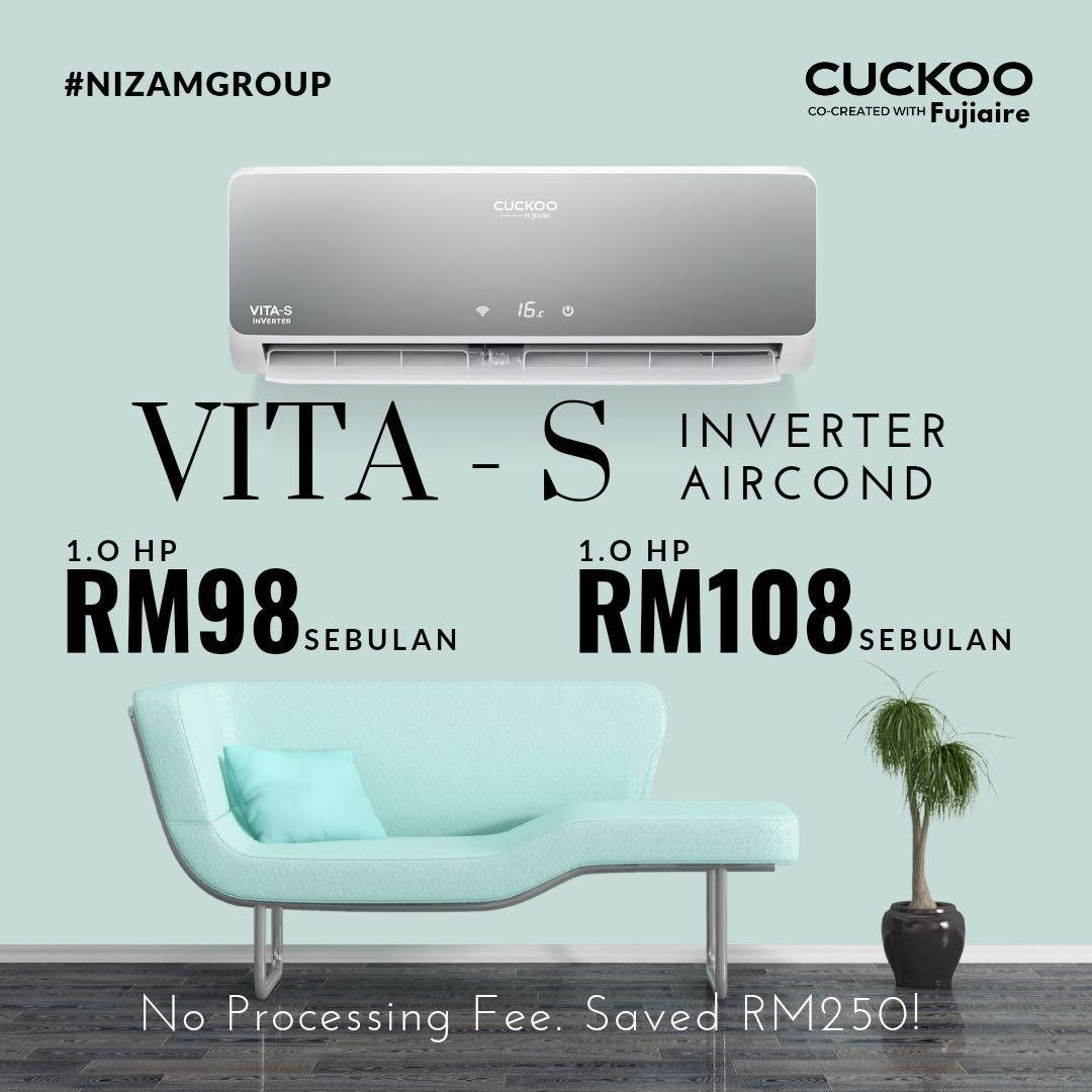 AIRCOND INVERTER CUCKOO PERCUMA YURAN PROSES DAN PERCUMA BASIC ...