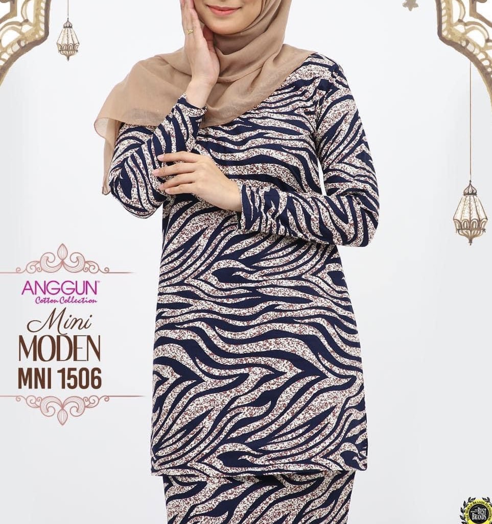 Anggun Cotton Collection Kurung Mini, Women's Fashion, Muslimah Fashion ...