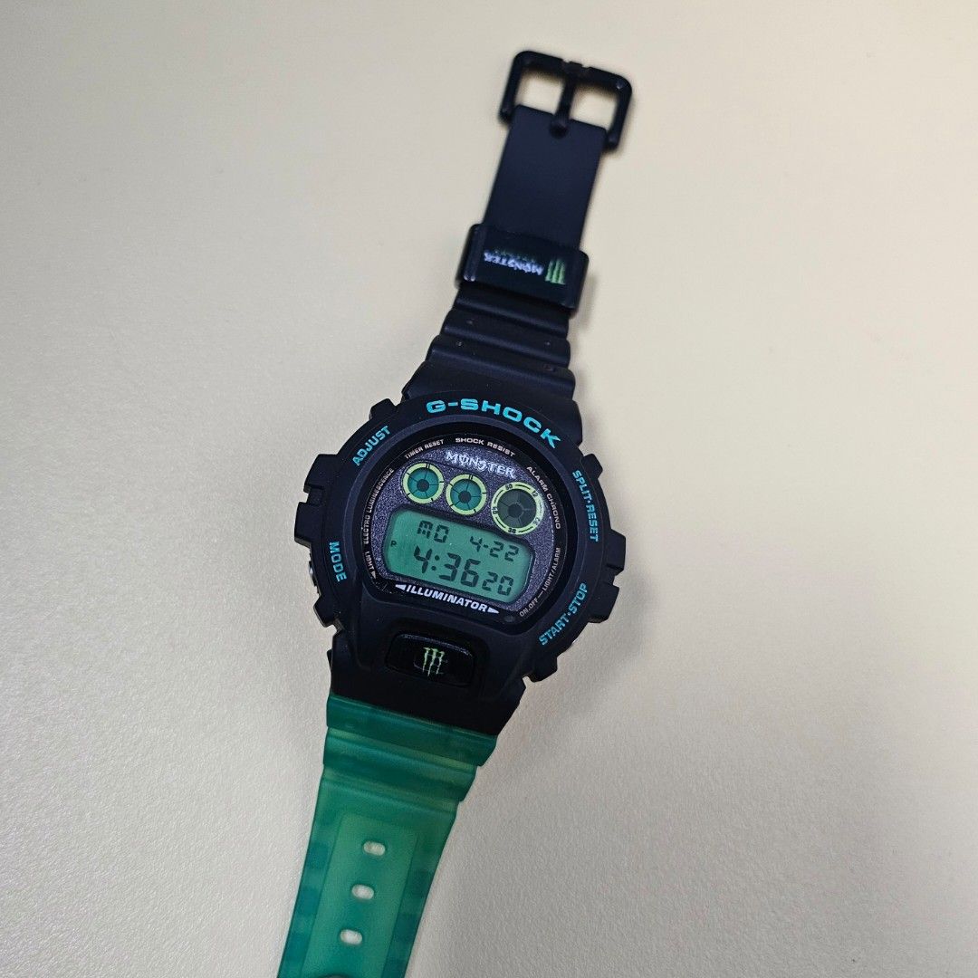 ⭐️Authentic Casio G-shock⭐️ Gshock DW6900 DW-6900 Monster Energy custom ...