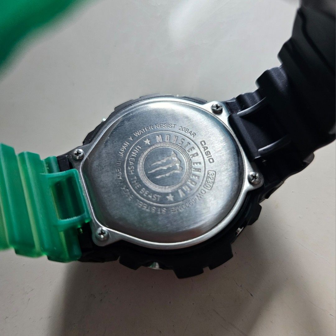 ⭐️Authentic Casio G-shock⭐️ Gshock DW6900 DW-6900 Monster Energy custom ...