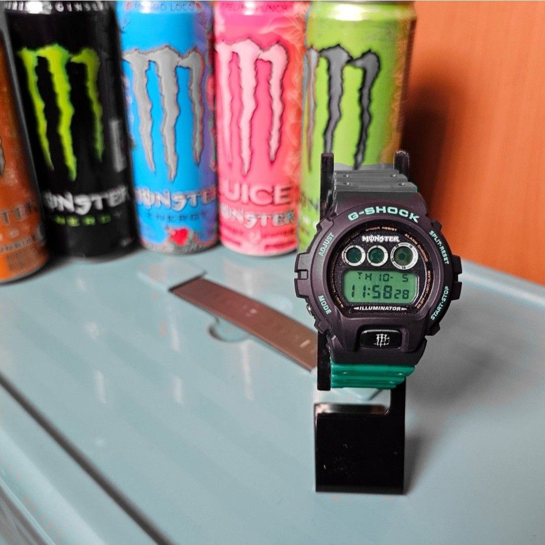 ⭐️Authentic Casio G-shock⭐️ Gshock DW6900 DW-6900 Monster Energy custom ...