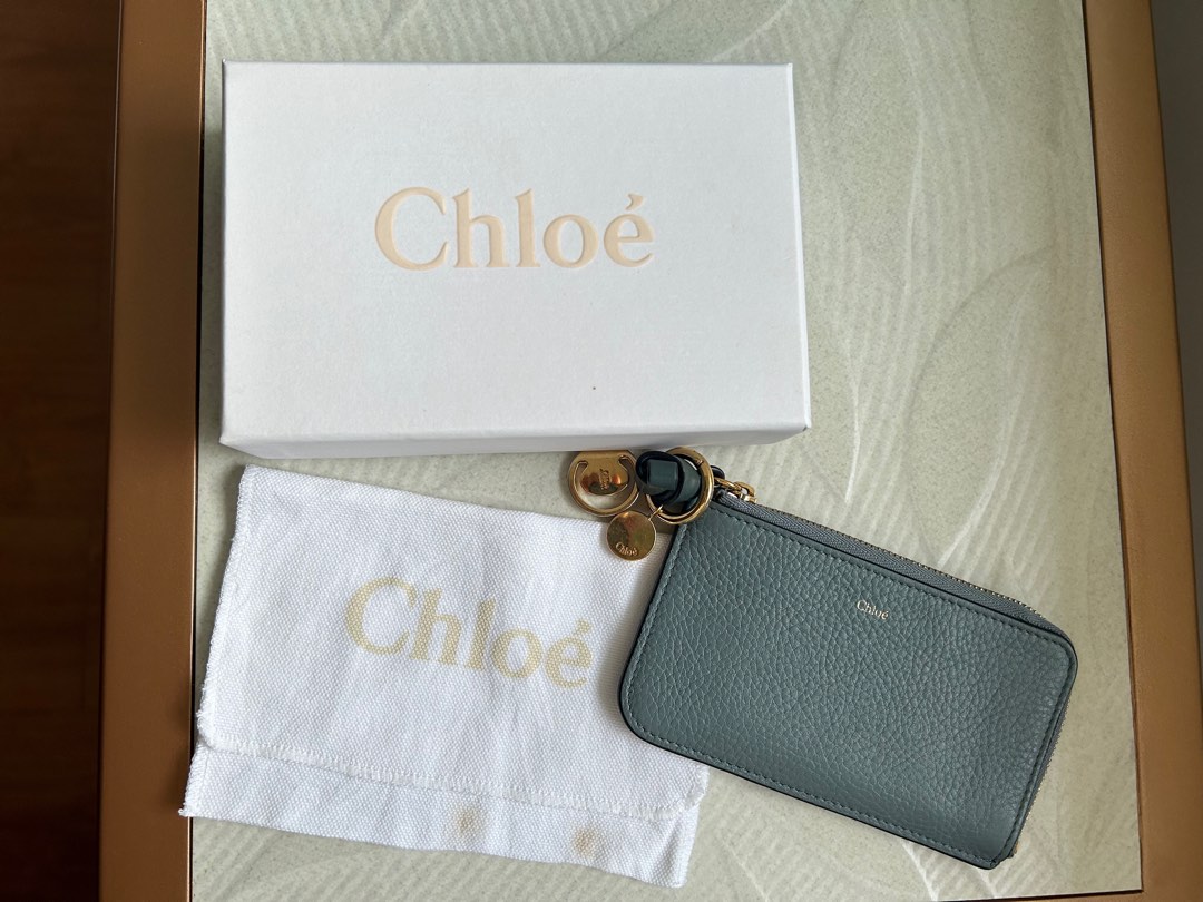 Authentic Chloe Alphabet Card Case, Luxury, Bags & Wallets on Carousell