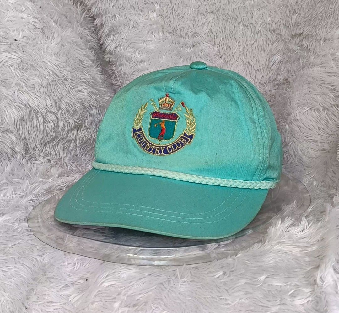 Baseball caps vintage PHO country club tosca, Fesyen Pria, Aksesoris ...