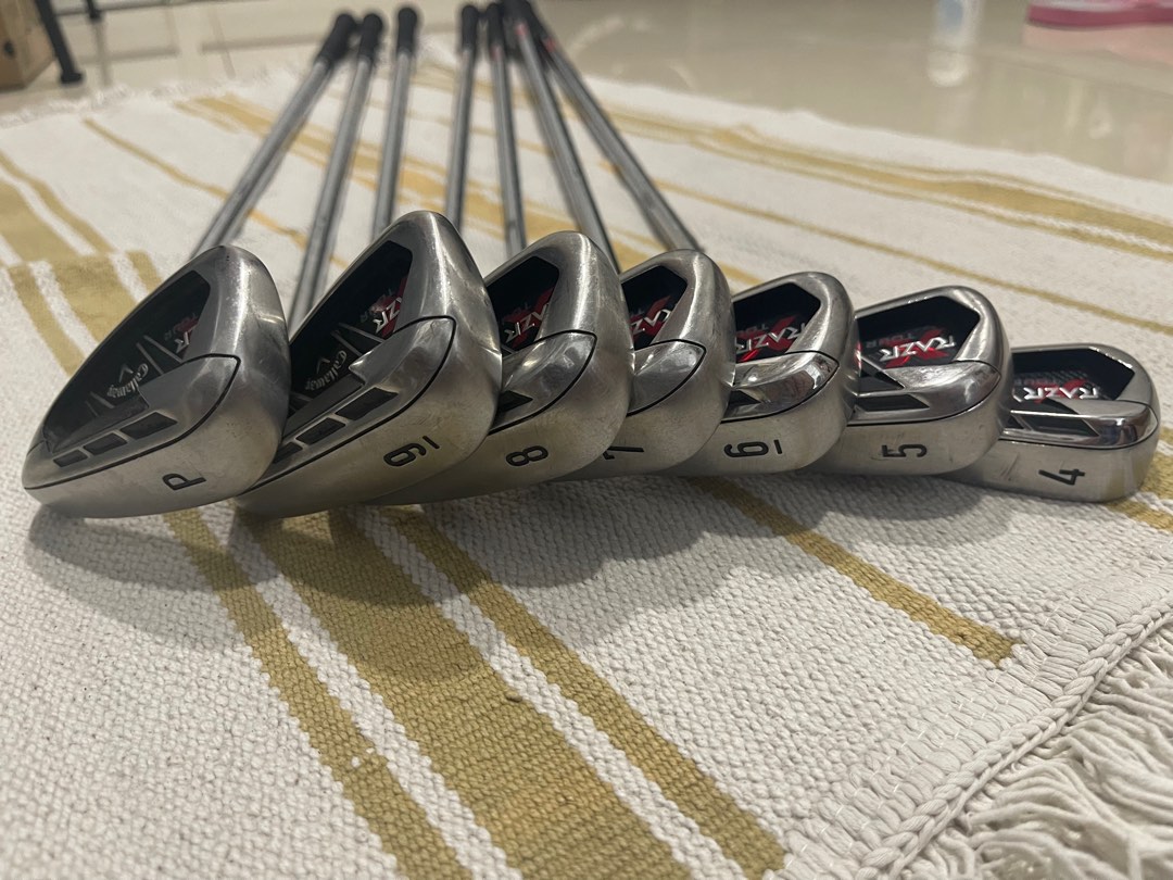 Callaway Razr X Tour irons set R-flex all original , Sports Equipment ...