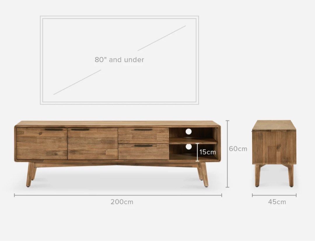 Castlery Seb TV Console, Furniture & Home Living, Furniture, TV ...