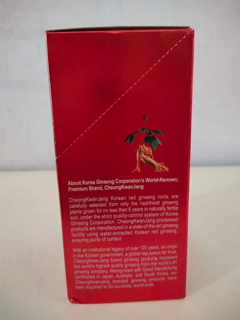 Cheong Kwan Jang Hong Sam Won, Health & Nutrition, Health Supplements ...