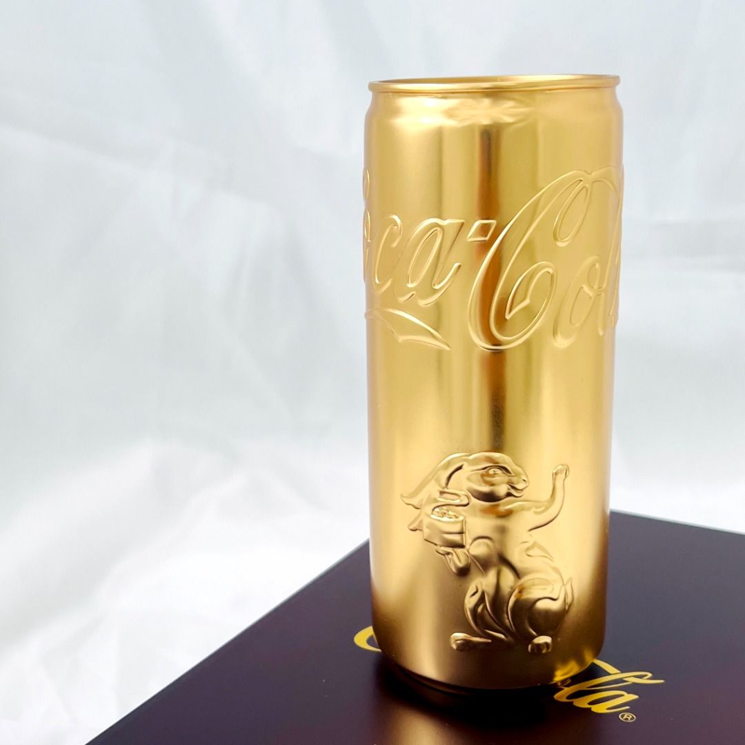 Coca Cola Royal Selangor Pewter Original 2023 Rabbit Year 24K Gold ...