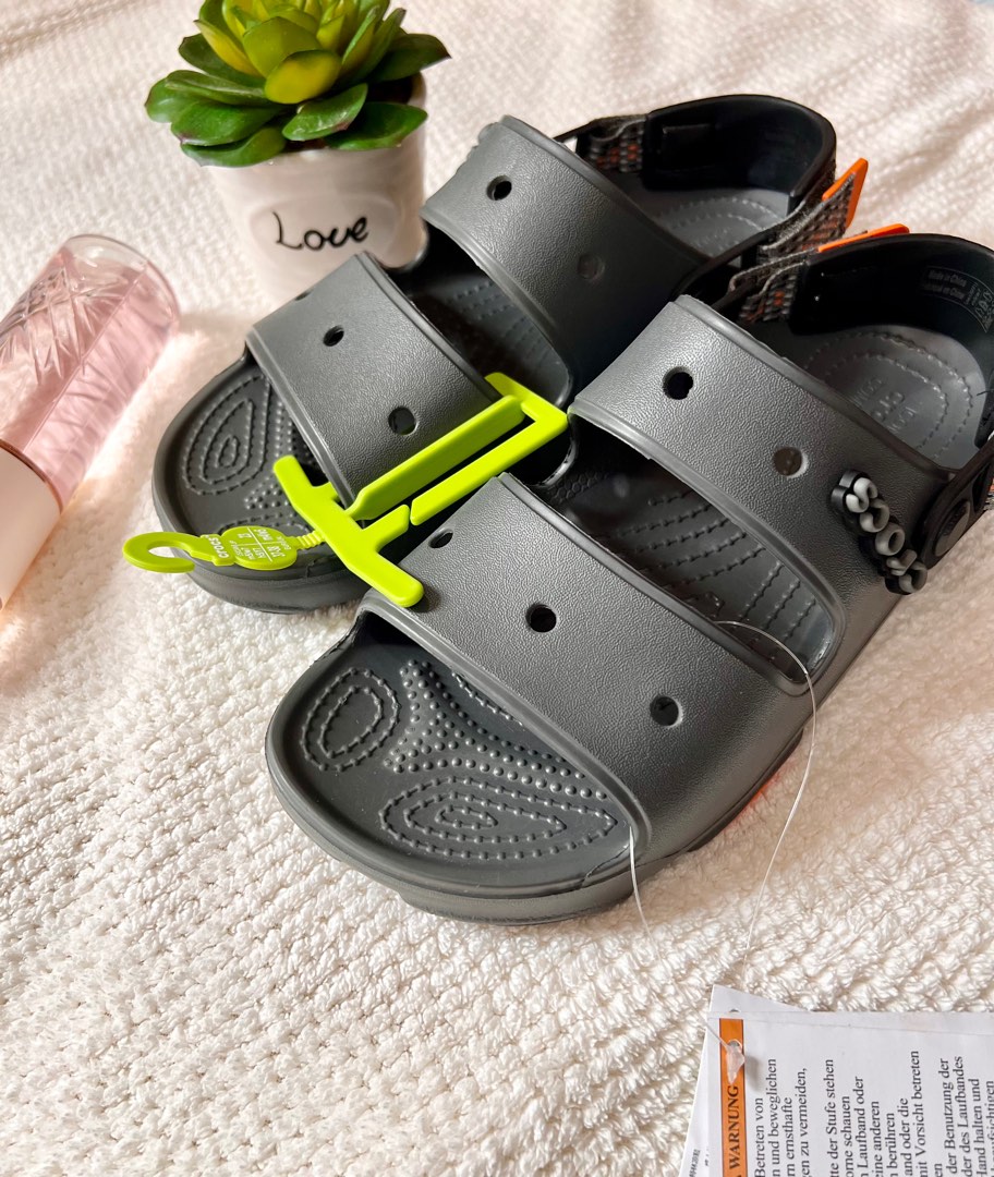 Crocs All Terrain Sandal in Slate Grey, Women's Fashion, Footwear ...