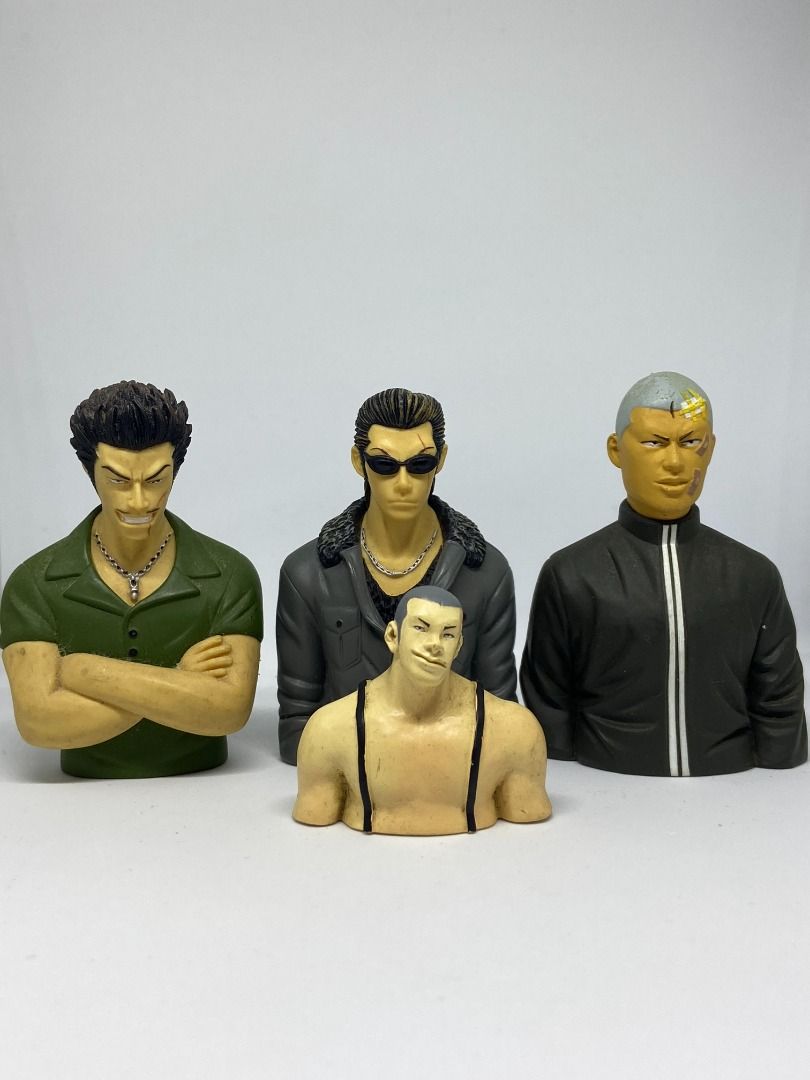Crows X Worst Generation Headbust Figures (no base), Hobbies & Toys ...