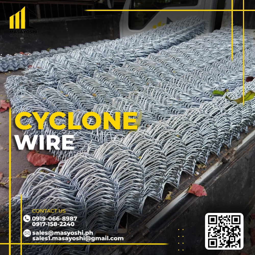 Cyclone Wire, Cyclone Wire #12 (2.7mm) 2x10m 5ft / Barbed Wire / Hog ... Cyclone Wire, Cyclone Wire #12 (2.7mm) 2x10m 5ft / Barbed Wire / Hog ...