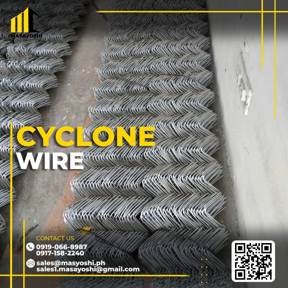 Cyclone Wire, Cyclone Wire #12 (2.7mm) 2"x10m 3ft / Barbed Wire / Hog ...