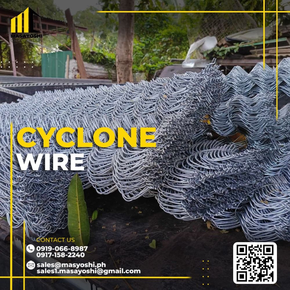 Cyclone Wire, GI Cyclone Wire 2"x"2 x 3ft / Barbed Wire / Hog Wire ...