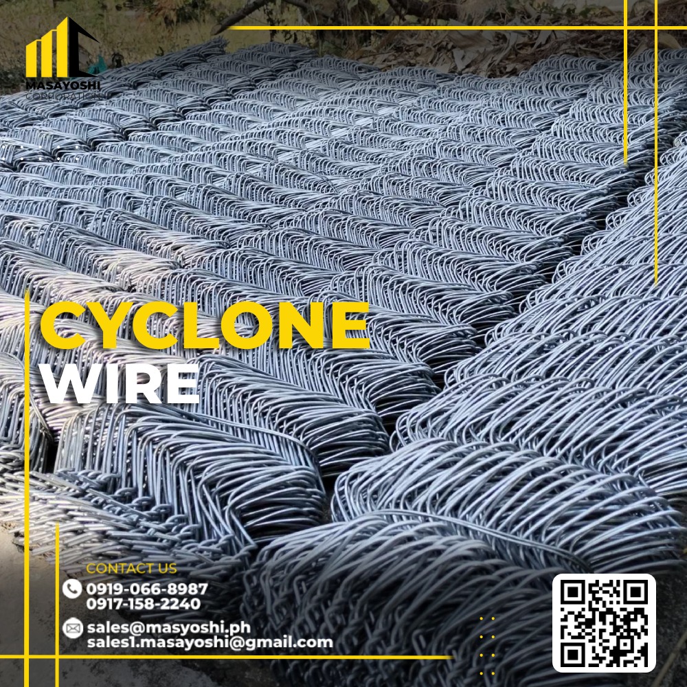 Cyclone Wire, GI Cyclone Wire 2x2 x 4ft /Barbed Wire / Hog Wire / Razor ...