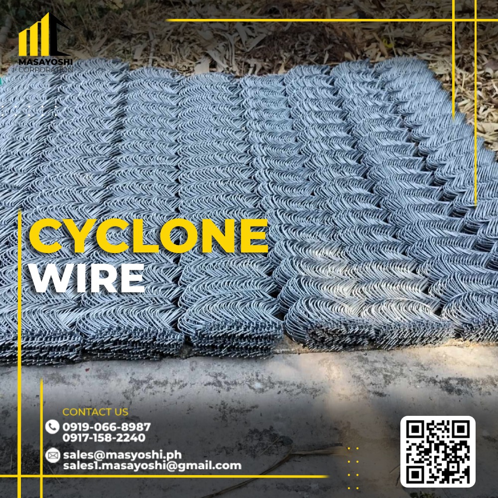 Cyclone Wire, GI Cyclone Wire 2x2 x 5ft / Barbed Wire / Hog Wire ...
