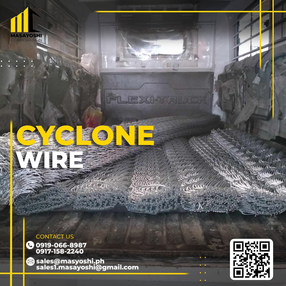Cyclone Wire, GI Cyclone Wire 4x4 x 3ft / Barbed Wire / Hog Wire ...