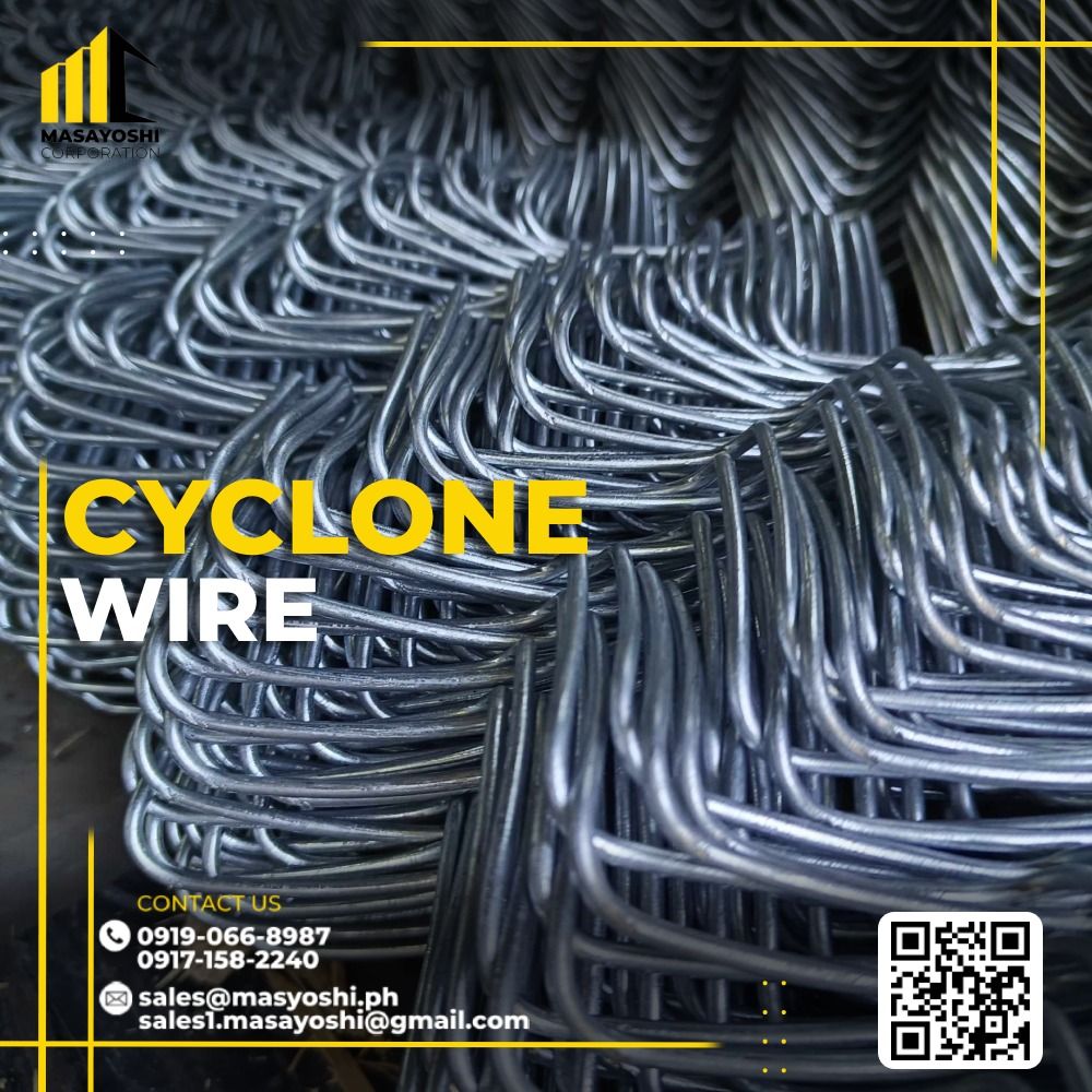 Cyclone Wire, GI Cyclone Wire 4"x"4 x 3ft / Barbed Wire / Hog Wire ...
