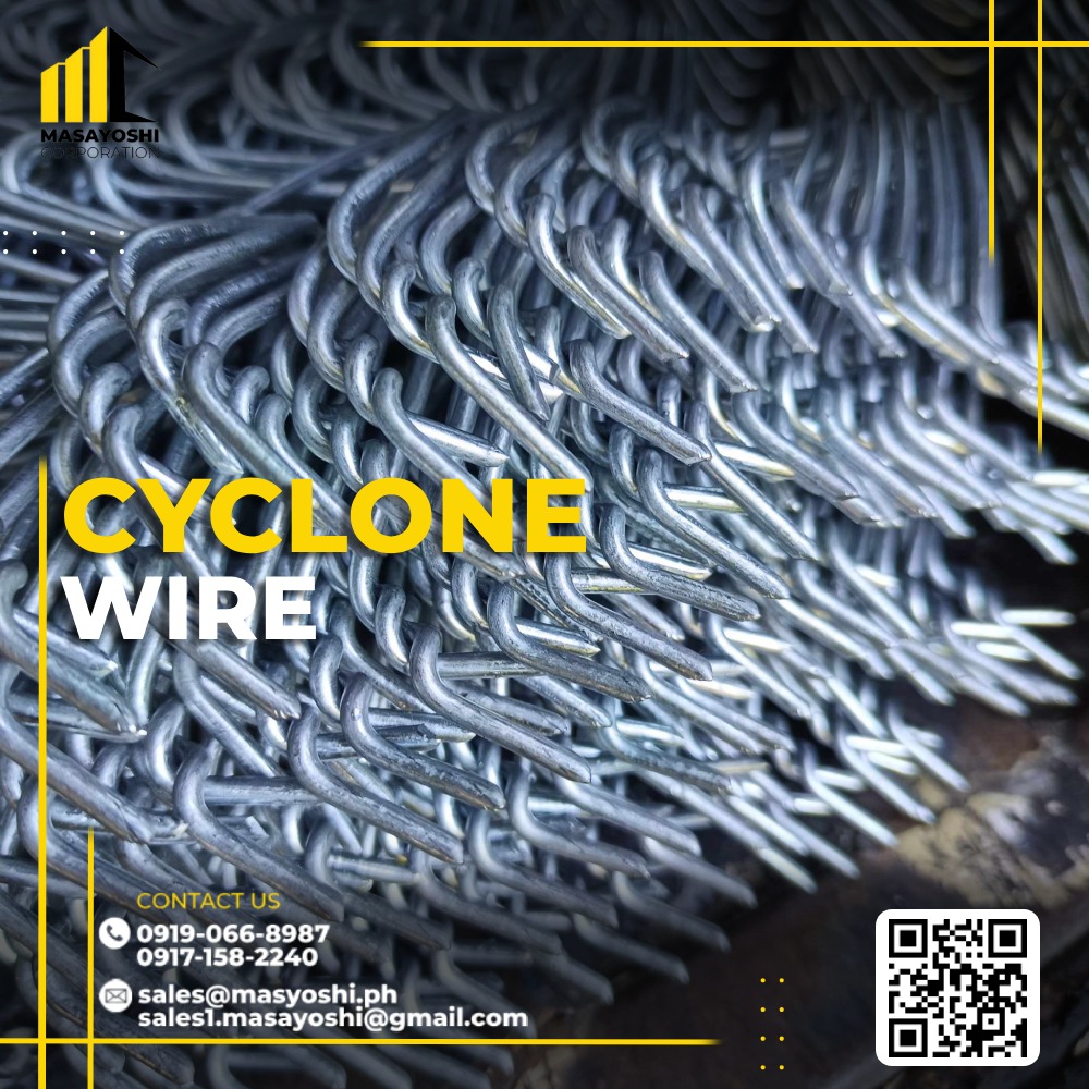 Cyclone Wire, GI Cyclone Wire 4"x"4 x 6ft / Barbed Wire / Hog Wire ...