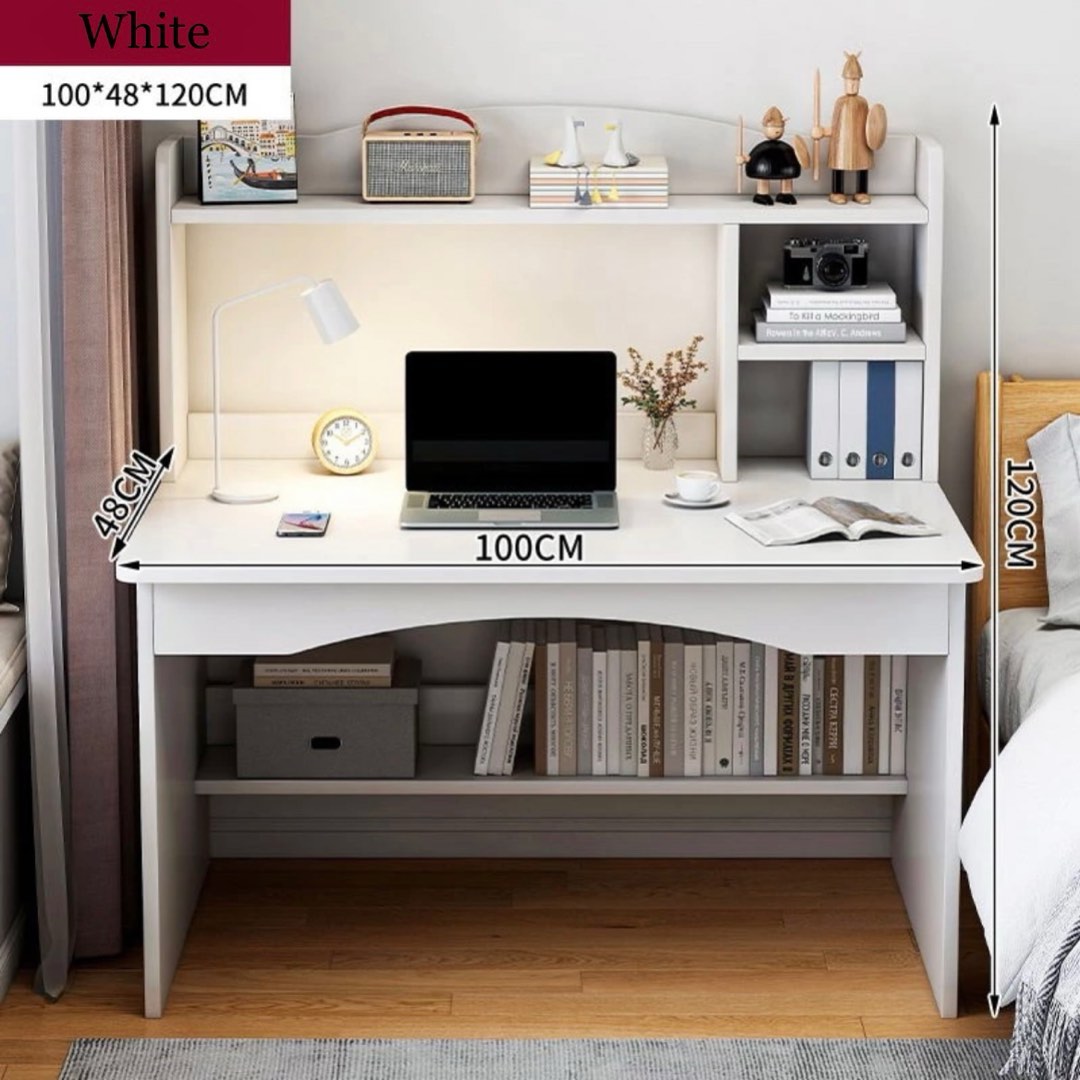 Double Layered Computer Table | Thicker Computer Study Table Dressing ...