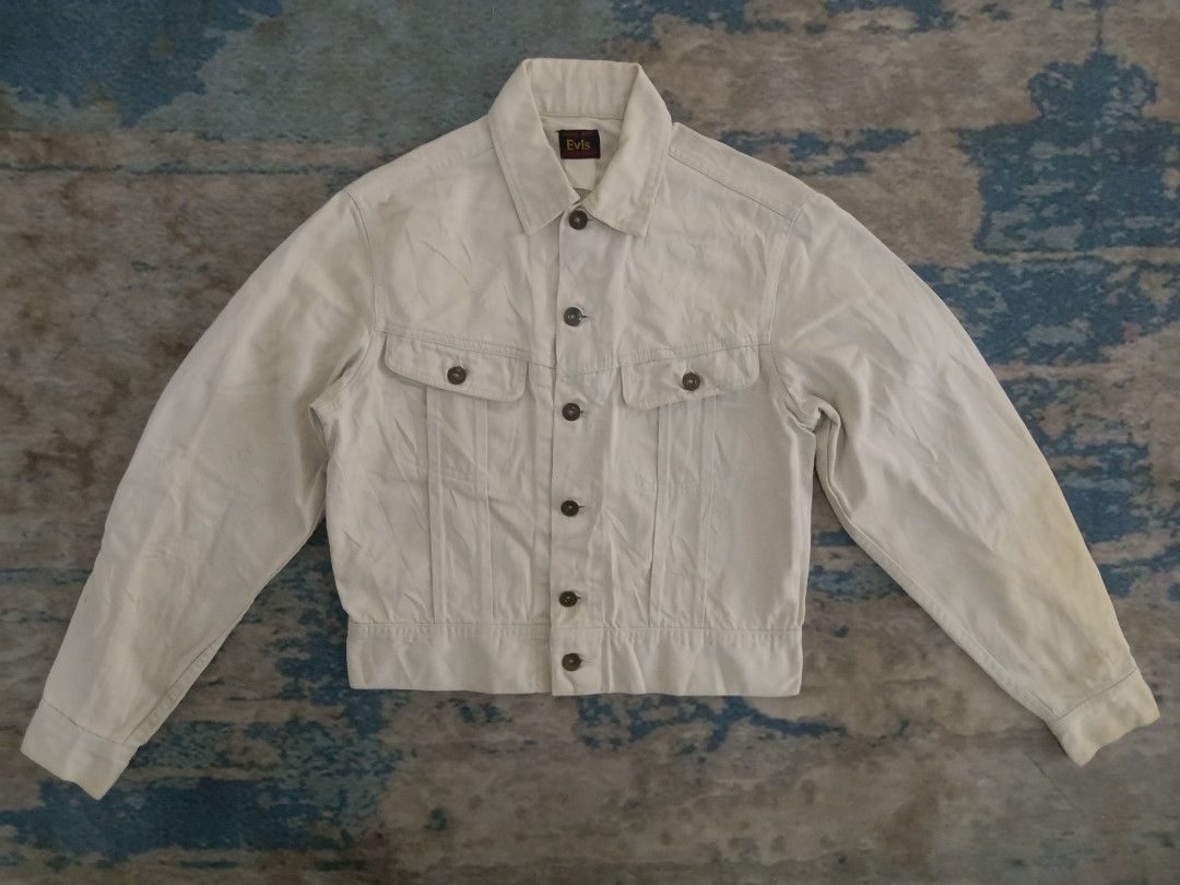 EVIS JAPAN COWBOY SCOVILL BUTTON JEANS DENIM JACKET VINTAGE STYLE MADE ...