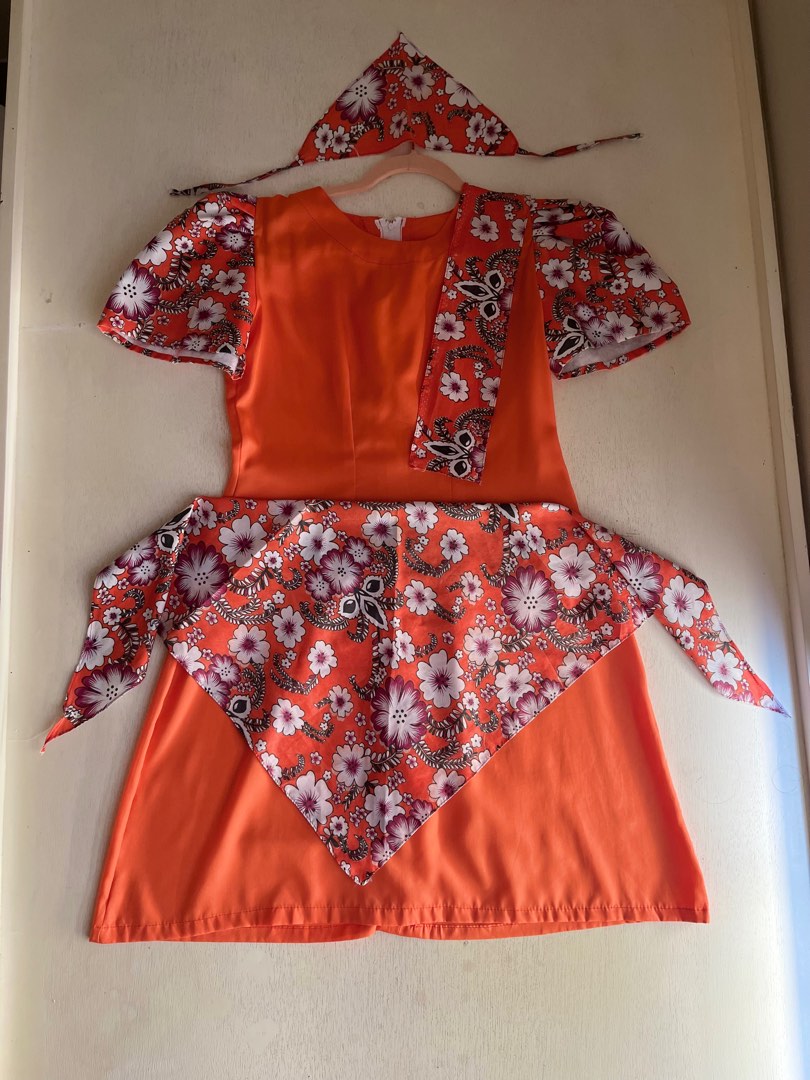 Filipiniana/Buwan ng Wika Dress (10-12yo), Babies & Kids, Babies & Kids ...
