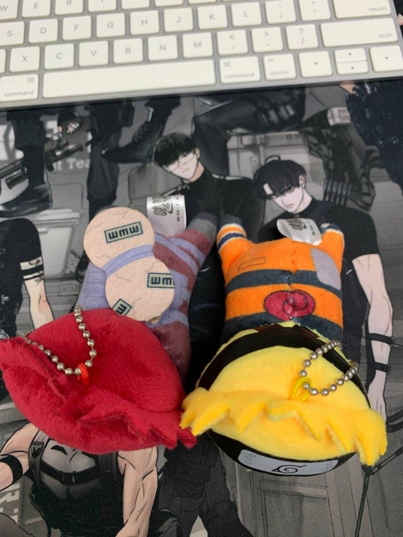 Gaara And Naruto Official Small Fuwakororin And Hug Chara Hobbies And Toys Toys And Games On Carousell